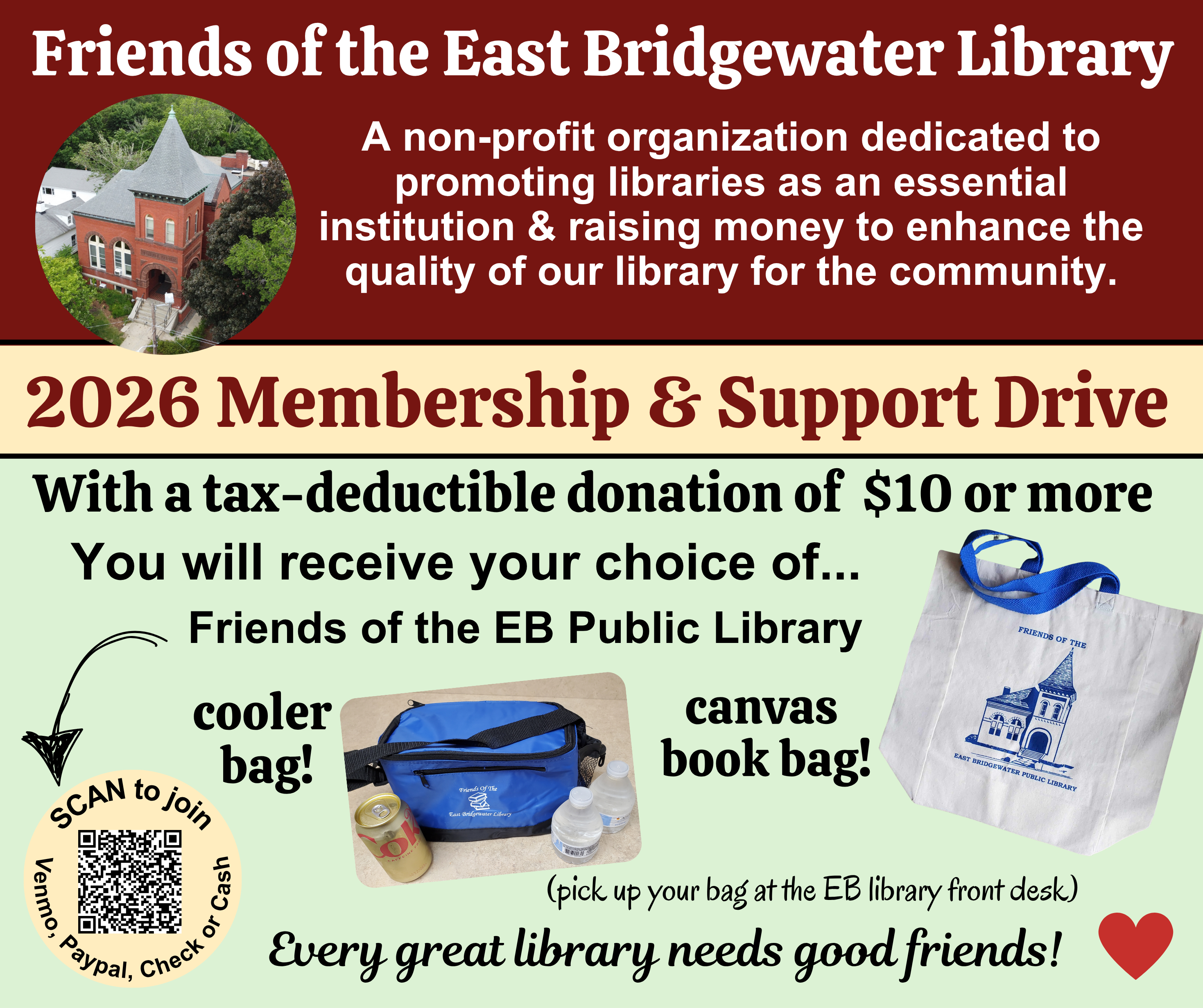 Friends of the Library | East Bridgewater Public Library